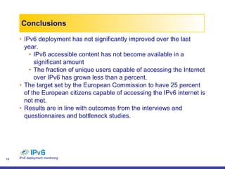 Rob Smets - IPv6 deployment monitoring | PPT