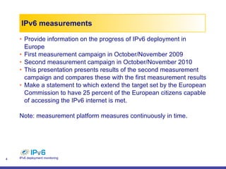 Rob Smets - IPv6 deployment monitoring | PPT