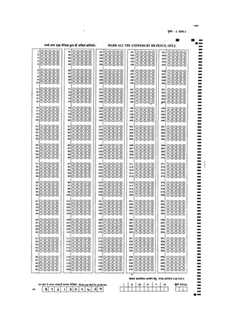 biodata answersheet | PDF