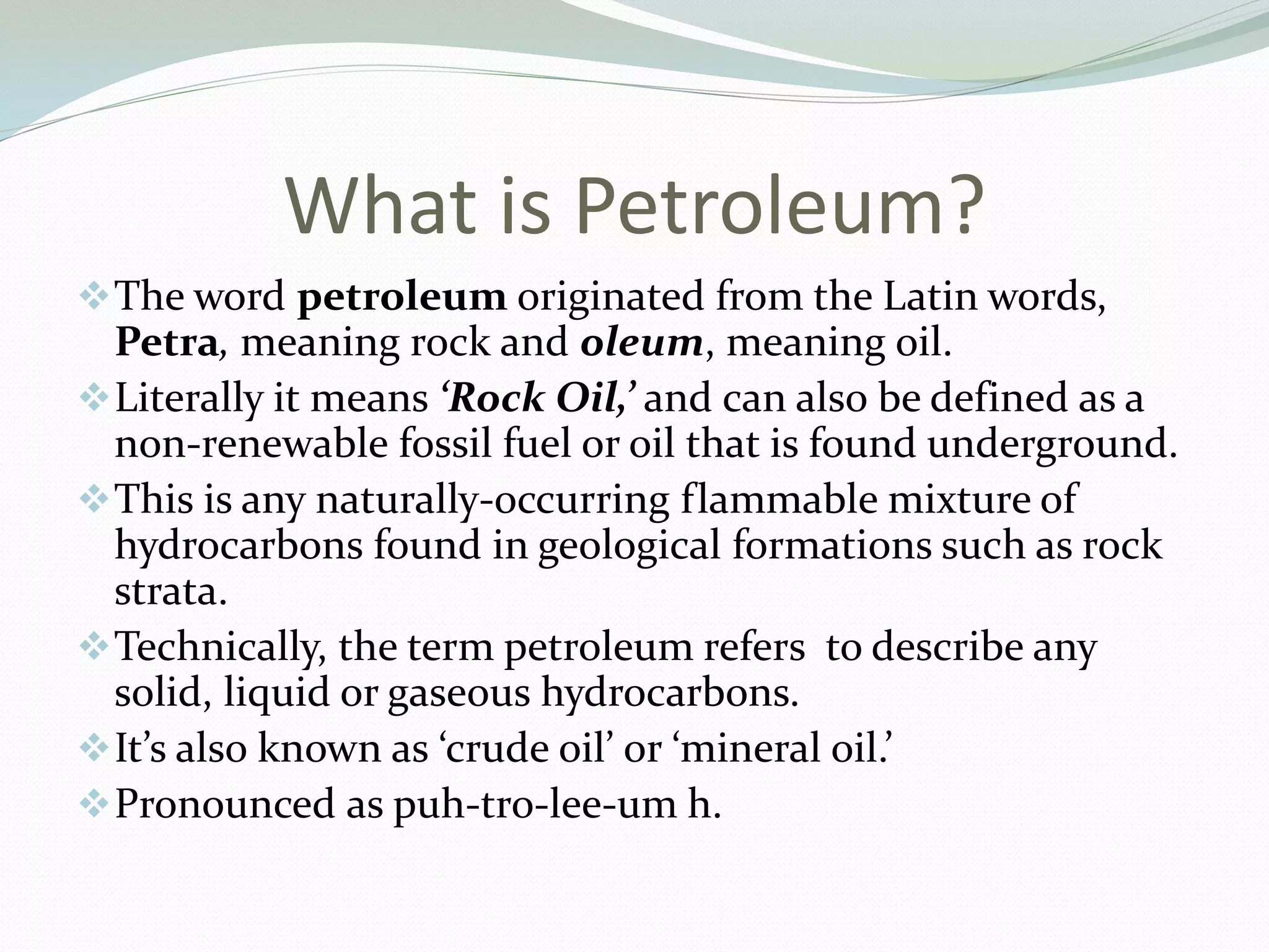 133828582 petroleum-geology-pptx | PDF