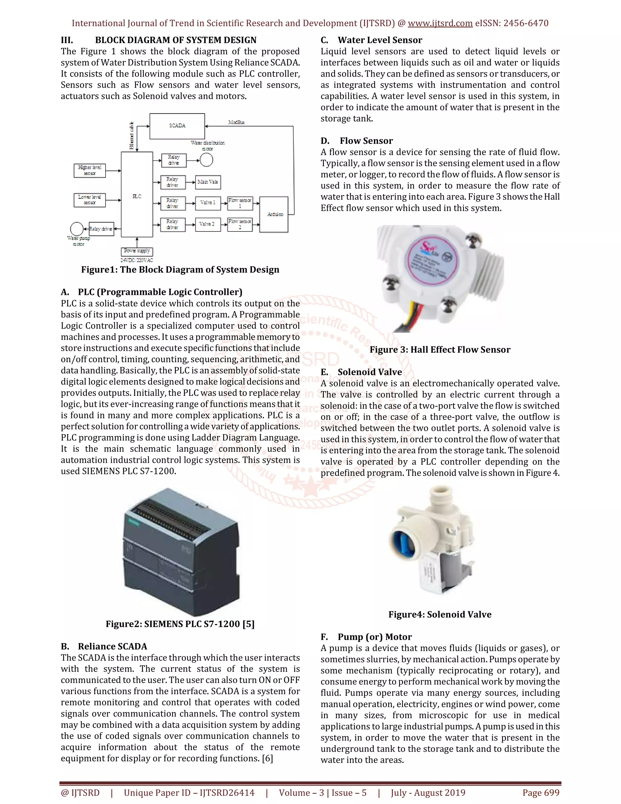 Automatic Water Storage and Distribution System using Reliance SCADA | PDF