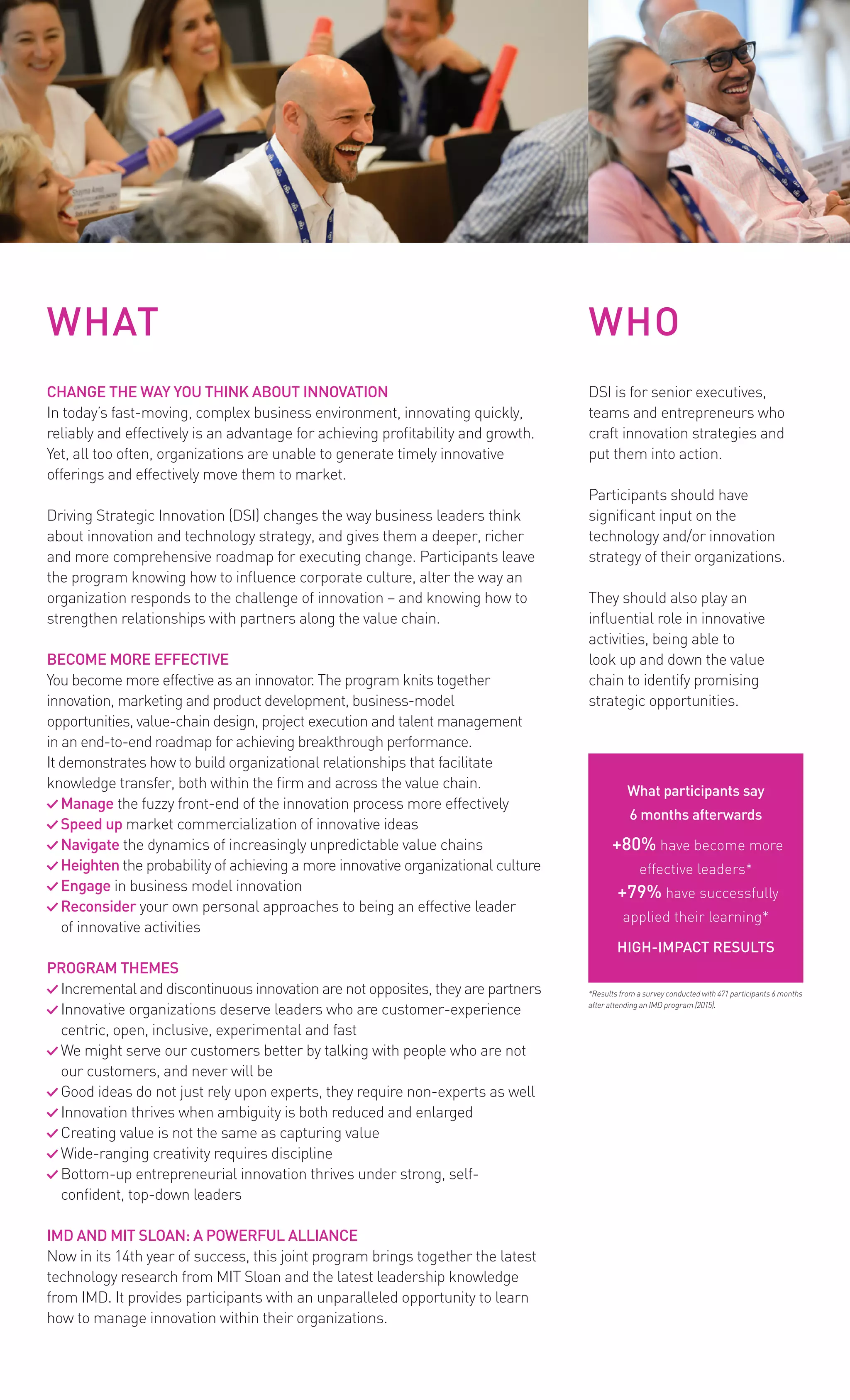 IMD DSI Brochure 2016 | PDF