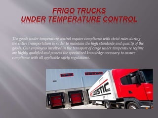 KIOGLOGISTIC Ltd. PRESENTATION | PPSX | Logistics and Transportation ...