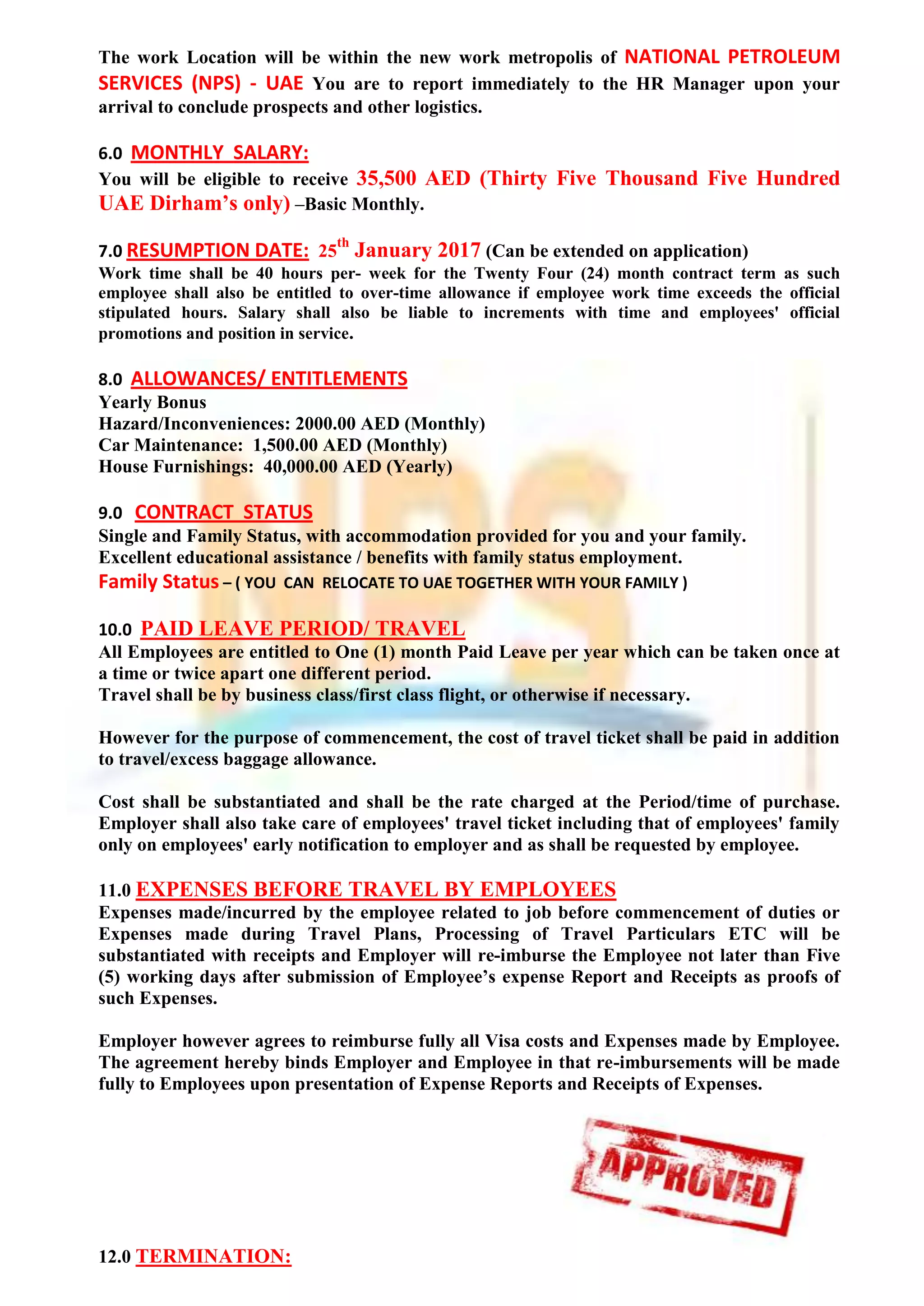 NPS UAE CONTRACT AHMED ELBAQARY | PDF