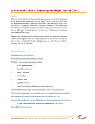 A Practical Guide to Selecting the Right Control Chart eBook | PDF