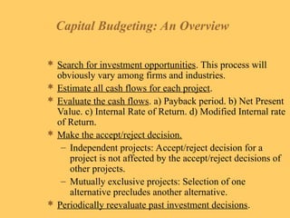 Capital Budgeting Decision Making 01.ppt