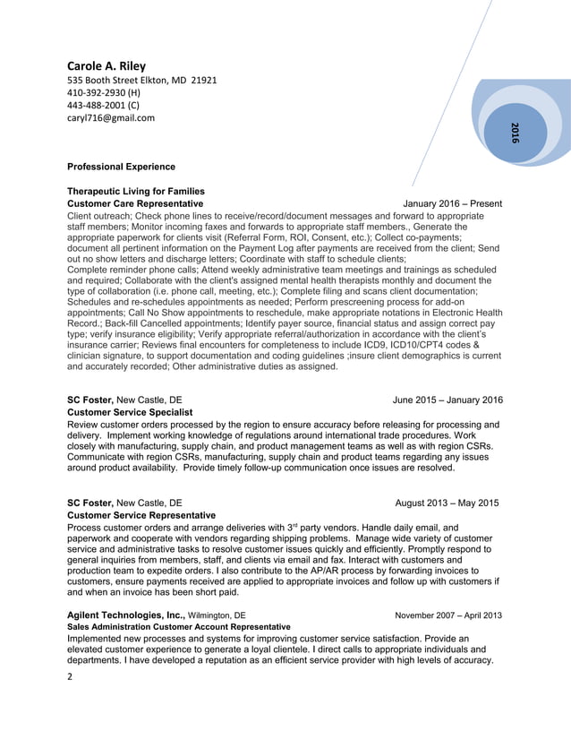 C Riley resume | PDF