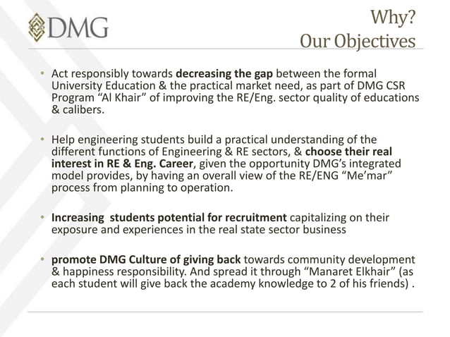 DMG Students Academy | PPT