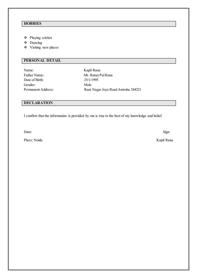 kapil resume (Autosaved) | DOCX | Careers