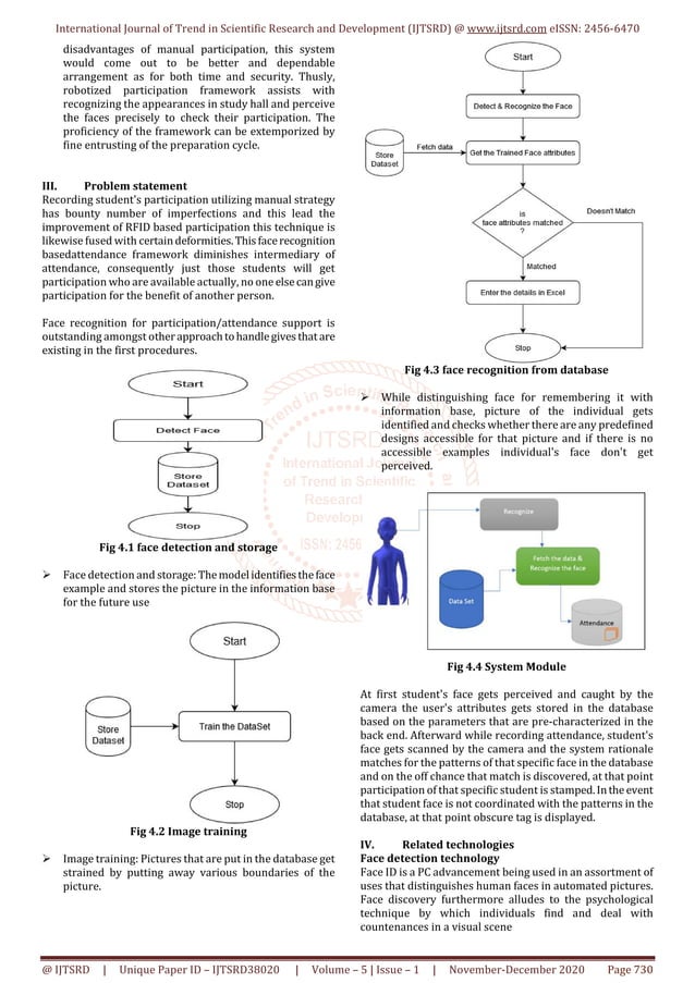 Face Recognition System for Automated Student Attendance | PDF