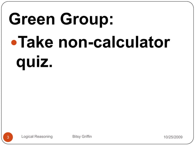 1 33 Problem Solving Logical Reasoning | PPTX