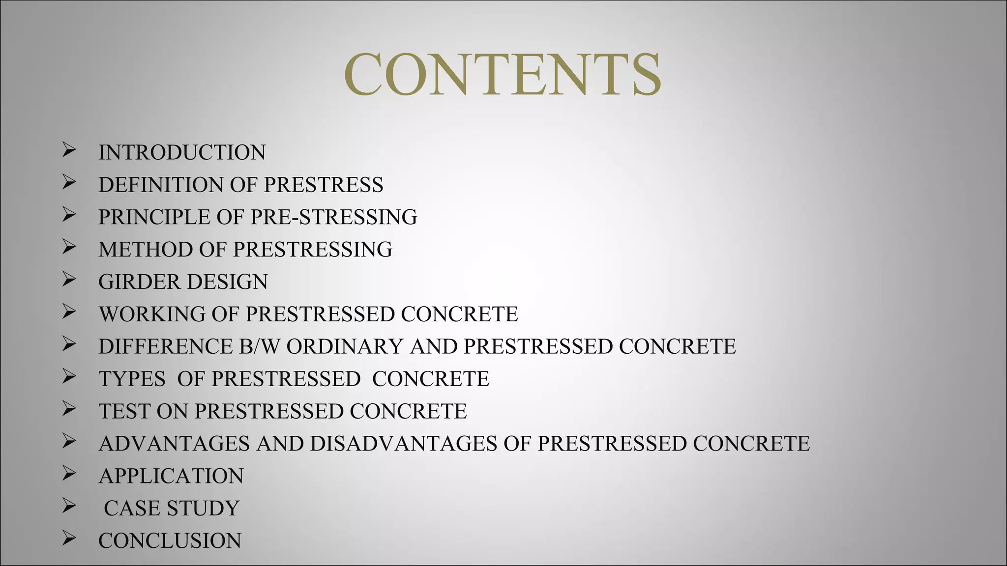 PRE STRESSED CONCRETE | PPT