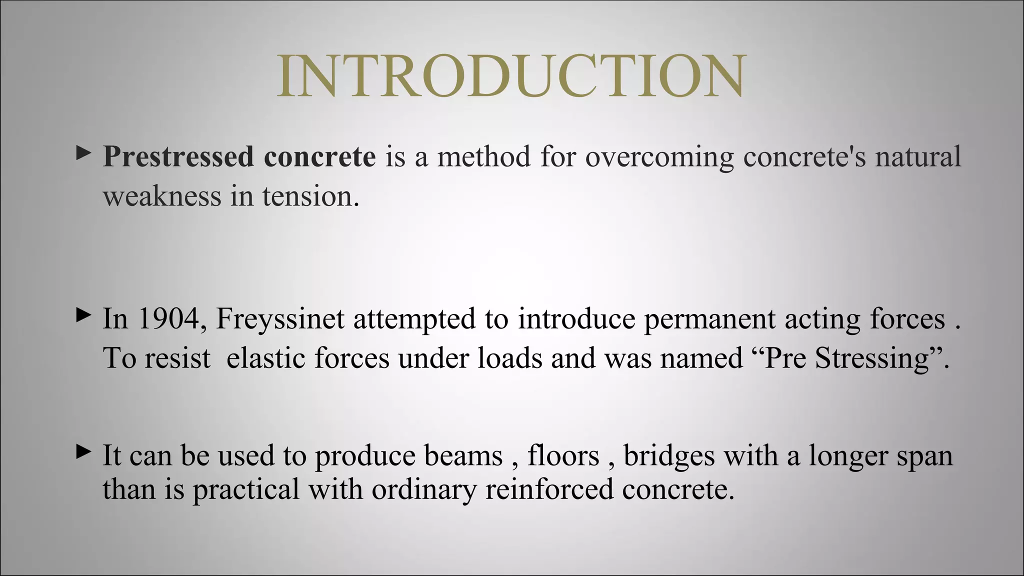 PRE STRESSED CONCRETE | PPT