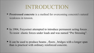 PRE STRESSED CONCRETE | PPT