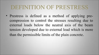 PRE STRESSED CONCRETE | PPT