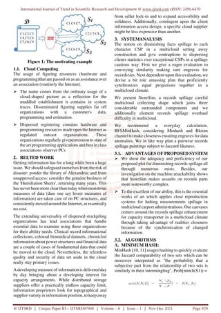 The Optimizing Information Leakage in Multicloud Storage Services | PDF