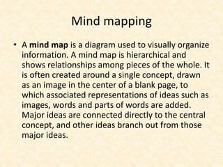 134. Mind mapping | PPTX