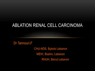 Ablation RCC | PPTX