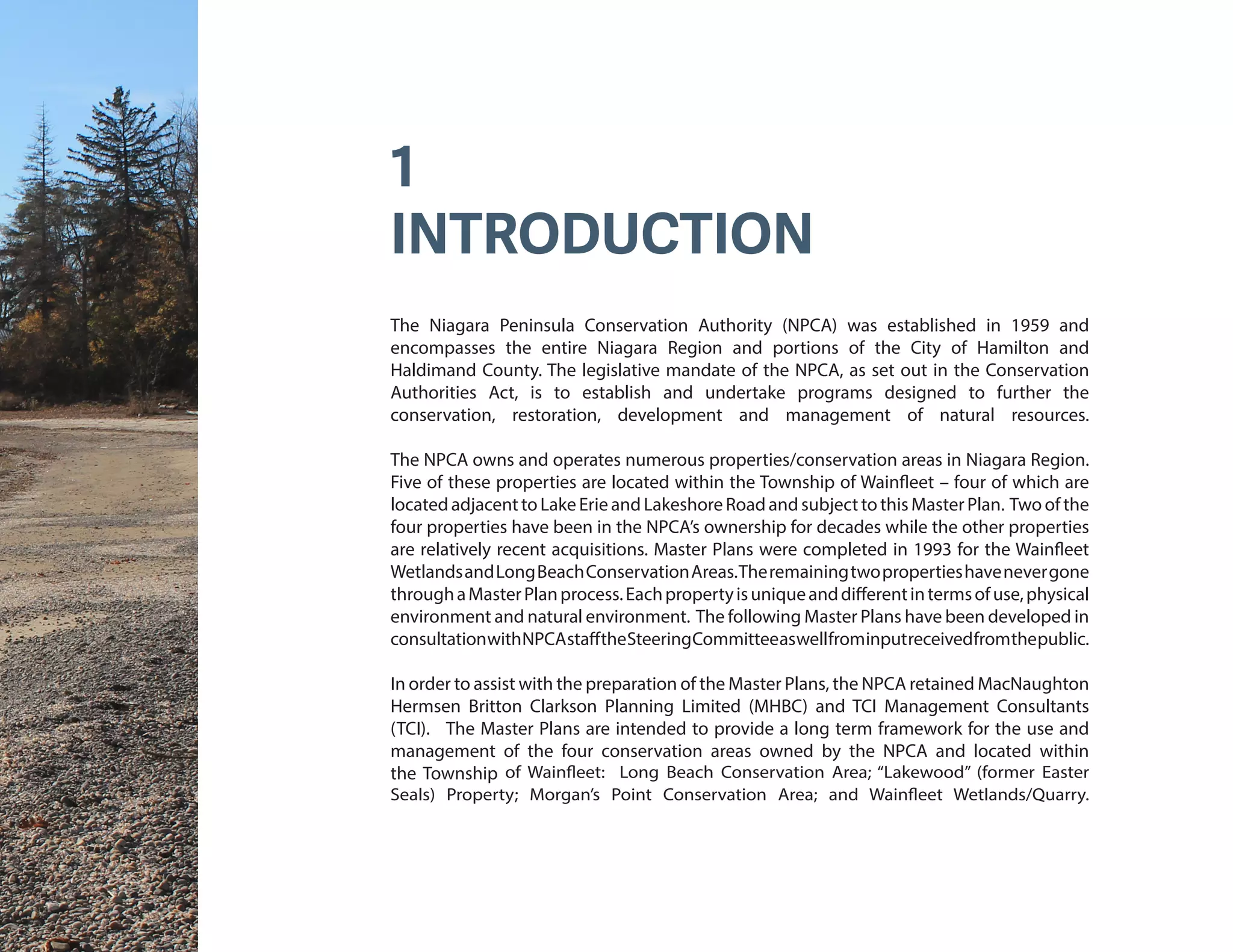 Wainfleet Conservation Areas Master Plan | PDF