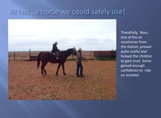 HorseSafety Australia Horse Riding for Outback Kids | PPTX
