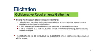 requirement analysis in software engineering | PPT