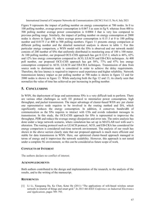 Optimized Cluster Establishment and Cluster-Head Selection Approach in ...