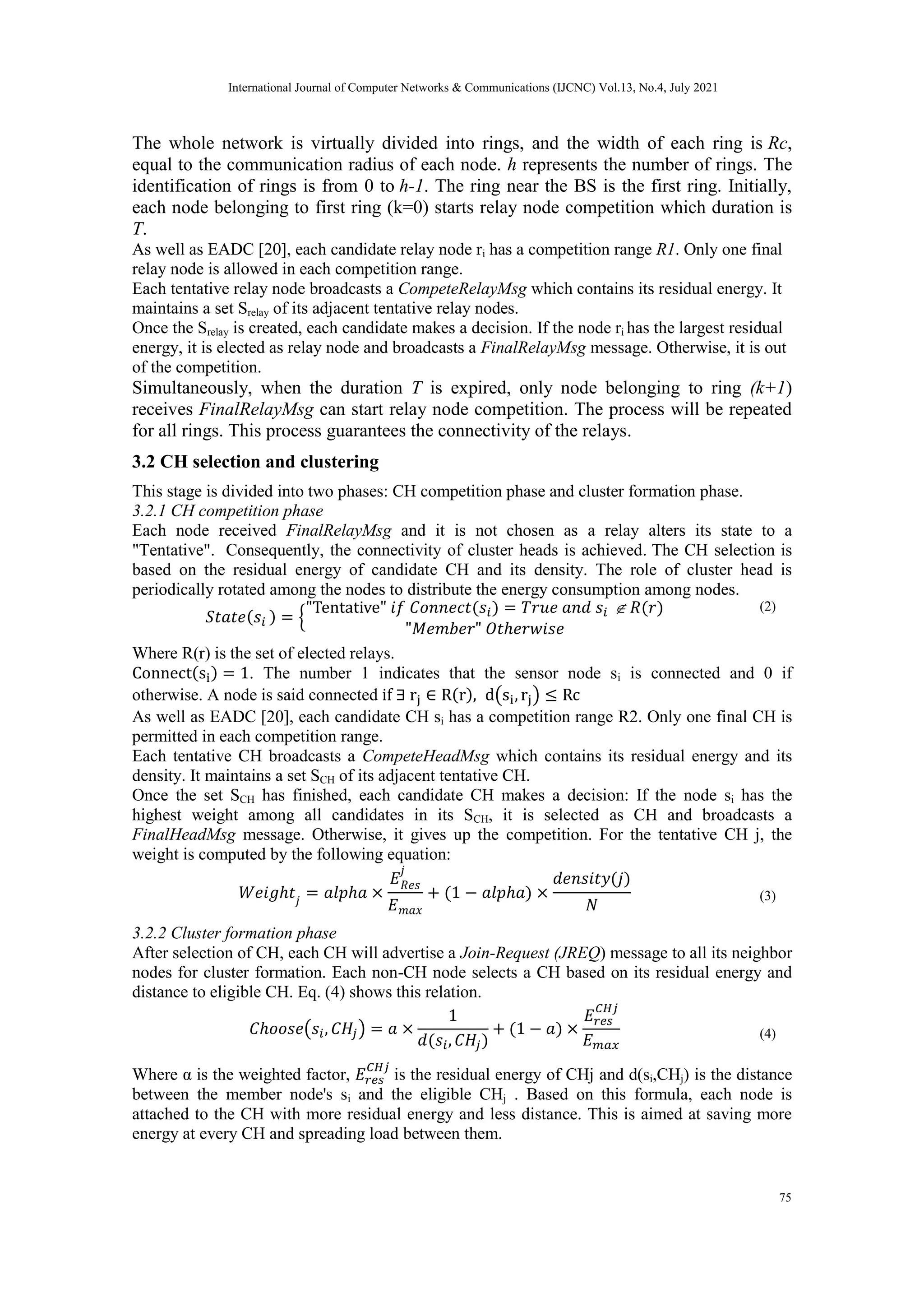A CLUSTER-BASED ROUTING PROTOCOL AND FAULT DETECTION FOR WIRELESS SENSOR NETWORK | PDF