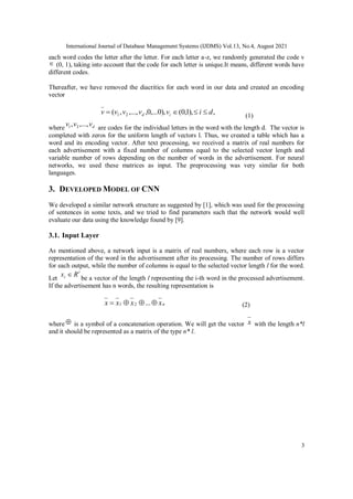 TEXT ADVERTISEMENTS ANALYSIS USING CONVOLUTIONAL NEURAL NETWORKS | PDF