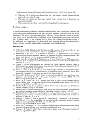 DEVELOPING AN INTERACTIVE STORYBOOK APPLICATION ‘JACK AND THE DIRTY ...