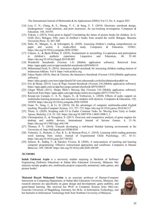 DEVELOPING AN INTERACTIVE STORYBOOK APPLICATION ‘JACK AND THE DIRTY ...