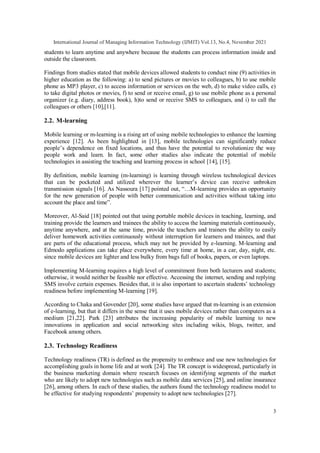 Assessment on LSPU-SPCC Students’ Readiness towards M-learning | PDF