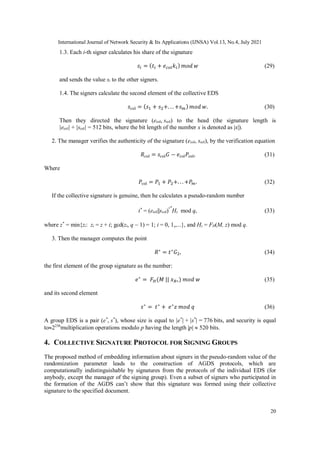 CONSTRUCTING THE 2-ELEMENT AGDS PROTOCOL BASED ON THE DISCRETE LOGARITHM PROBLEM | PDF