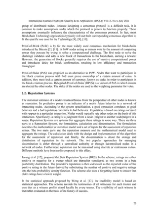 PROOF-OF-REPUTATION: AN ALTERNATIVE CONSENSUS MECHANISM FOR BLOCKCHAIN SYSTEMS | PDF