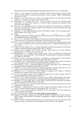 A DEEP LEARNING APPROACH FOR DEFECT DETECTION AND SEGMENTATION IN X-RAY COMPUTED TOMOGRAPHY ...