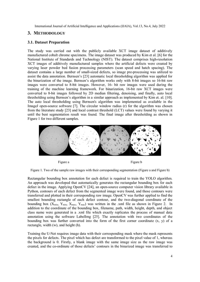 A DEEP LEARNING APPROACH FOR DEFECT DETECTION AND SEGMENTATION IN X-RAY COMPUTED TOMOGRAPHY ...