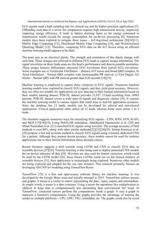 DEEP LEARNING-BASED ECG CLASSIFICATION ON RASPBERRY PI USING A TENSORFLOW LITE MODEL BASED ON ...