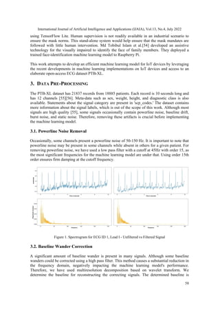 DEEP LEARNING-BASED ECG CLASSIFICATION ON RASPBERRY PI USING A TENSORFLOW LITE MODEL BASED ON ...