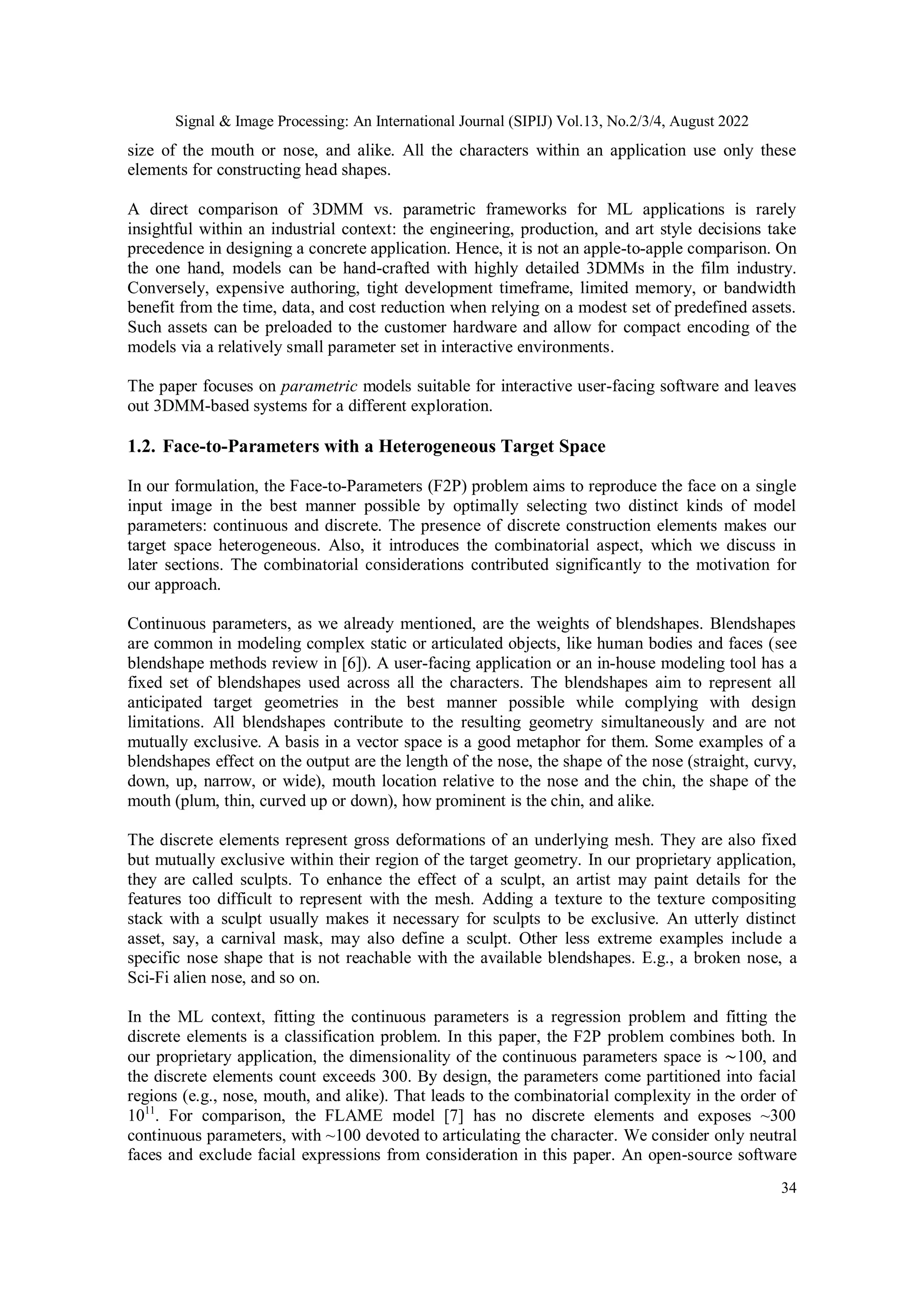DOMAIN ENGINEERING FOR APPLIED MONOCULAR RECONSTRUCTION OF PARAMETRIC ...