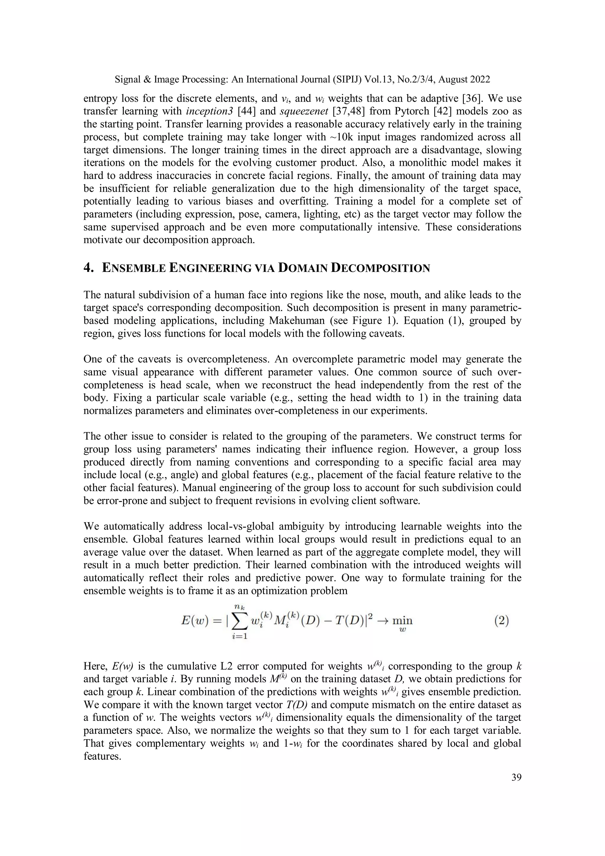 DOMAIN ENGINEERING FOR APPLIED MONOCULAR RECONSTRUCTION OF PARAMETRIC ...
