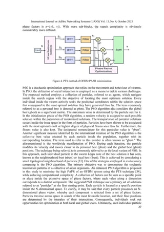 PAPR, SPECTRAL EFFICIENCY, BER AND SNR ANALYSIS OF OFDM : A NOVEL PARTIAL TRANSMIT SEQUENCE ...