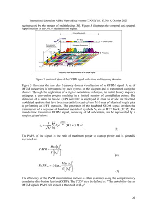 PAPR, Spectral Efficiency, BER and SNR Analysis of OFDM: A Novel Partial Transmit Sequence ...
