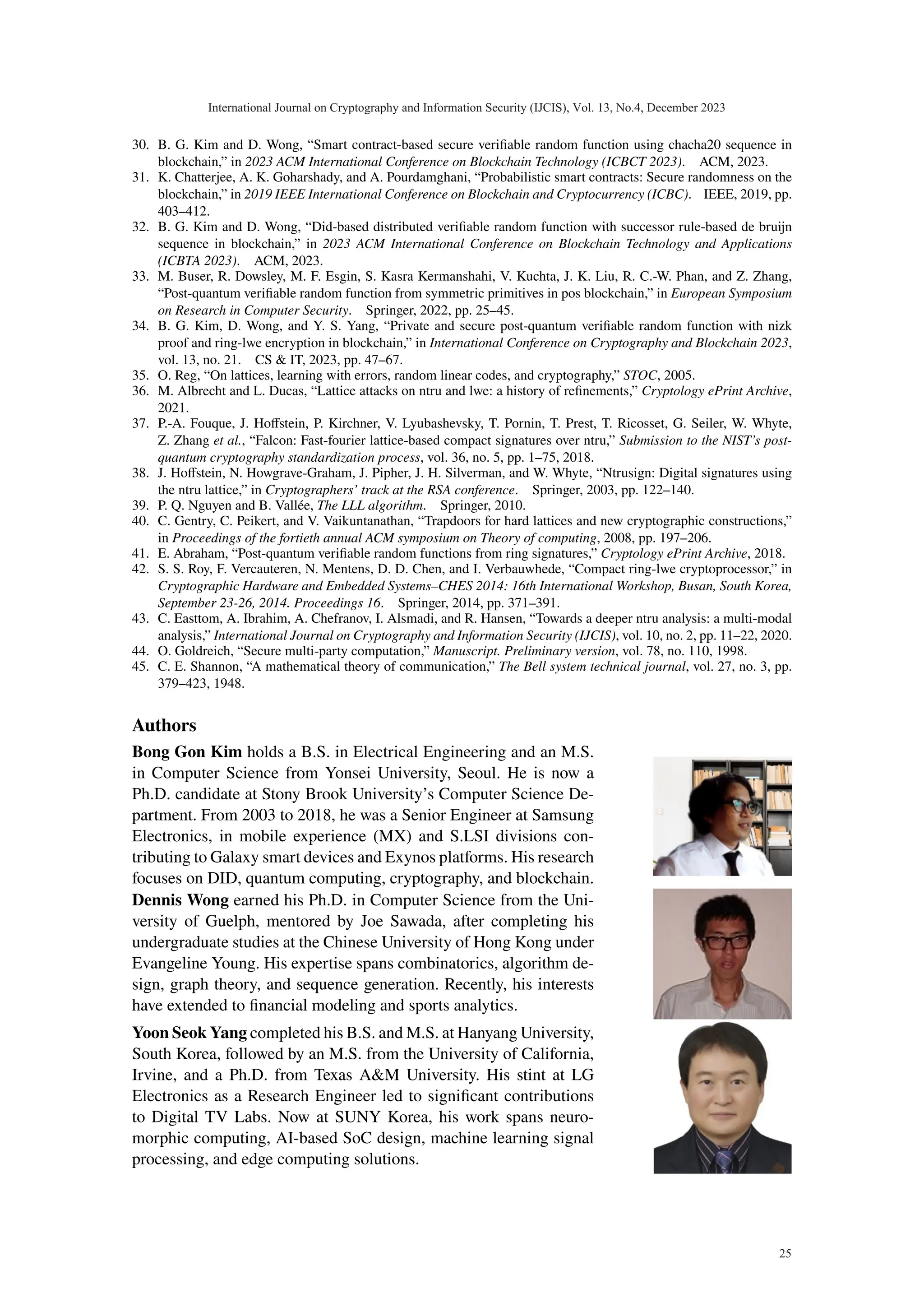 Quantum-Secure Hybrid Blockchain System for DID-based Verifiable Random ...