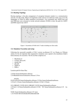 ANALYZING THE IMPACT OF BLACKHOLE ATTACKS ON AODV AND DSR ROUTING PROTOCOLS’ PERFORMANCE IN NS-2 ...