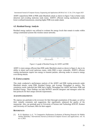 ANALYZING THE IMPACT OF BLACKHOLE ATTACKS ON AODV AND DSR ROUTING PROTOCOLS’ PERFORMANCE IN NS-2 ...