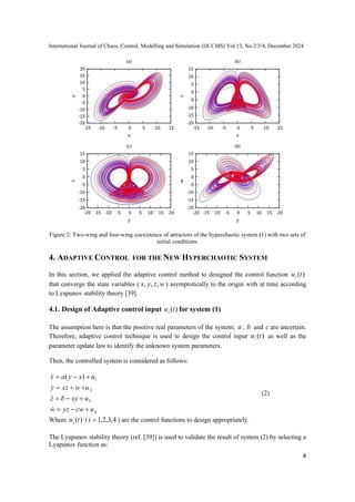 A New Hyperchaotic System with Coexisting Attractors: Its Control, Synchronization and Secure ...
