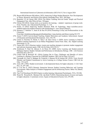 Reforming Biological/Biomedical Science Teaching and Education: A ...