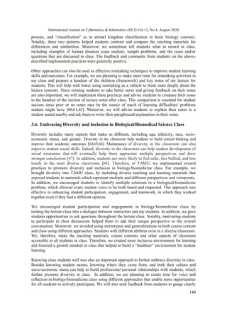 Reforming Biological/Biomedical Science Teaching and Education: A ...