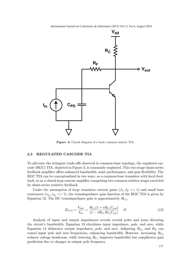 Exploring Transimpedance Amplifier Topologies: Design Considerations and Trade-Offs | PDF