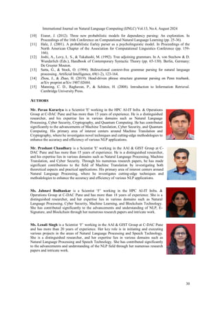 INTERLINGUAL SYNTACTIC PARSING: AN OPTIMIZED HEAD-DRIVEN PARSING FOR ENGLISH TO INDIAN LANGUAGE ...