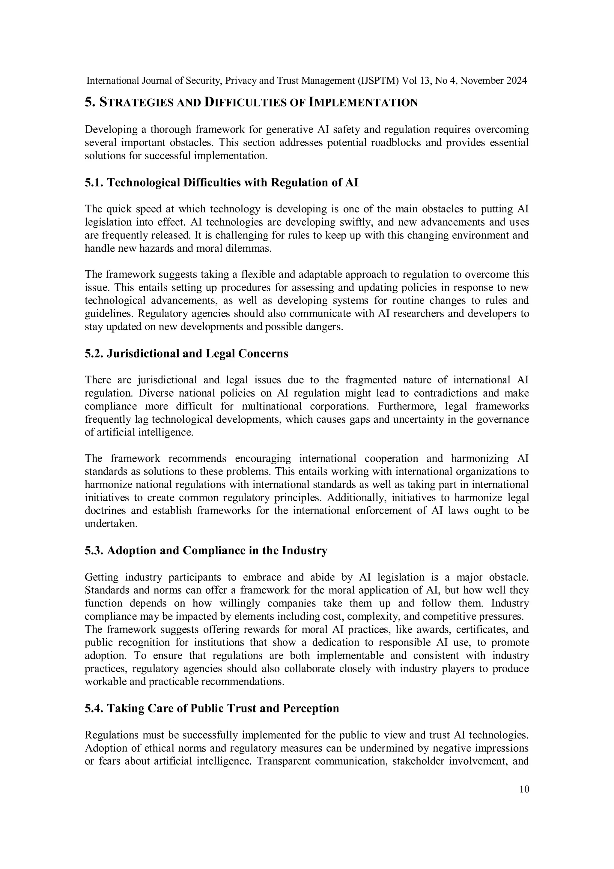 Generative AI Ethics: a Comprehensive Safety and Regulation Framework | PDF